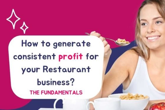 generate a consistent profit in a restaurant business - BRUsoft